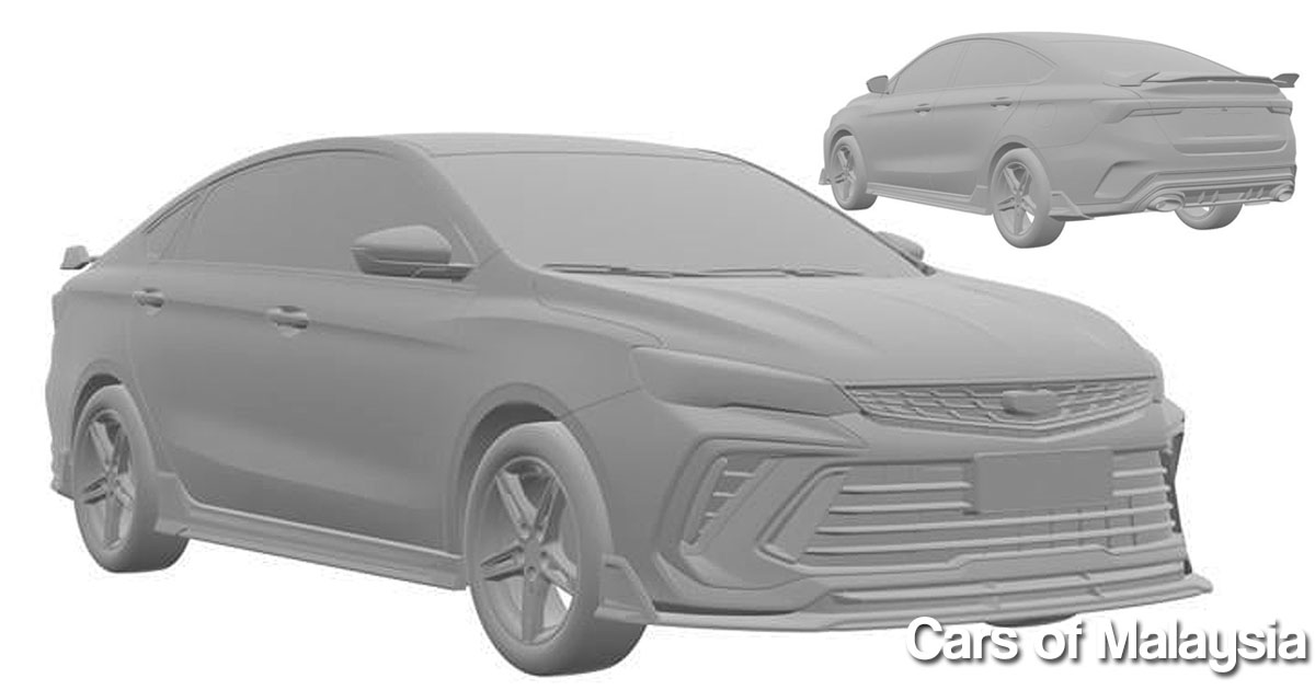 Geely sedan patent images emerge, possible Proton Preve replacement ...